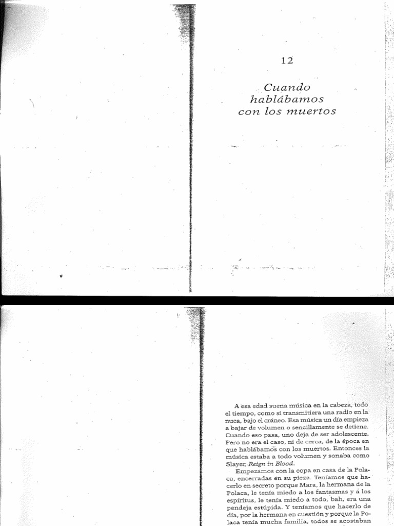 M. Enríquez. Cuando hablábamos con los muertos | PDF M. Enríquez. Cuando hablábamos con los muertos | PDF