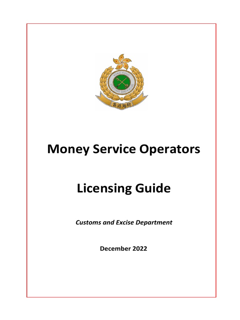 Licensing Guide en | PDF | License | Money Laundering