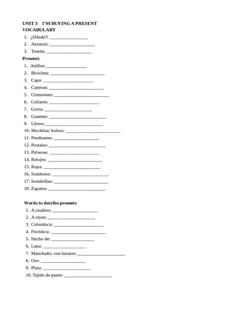 All About Us 4 Unit 3 | PDF