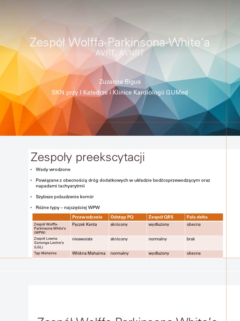WPW, Avrt, Avnrt | PDF