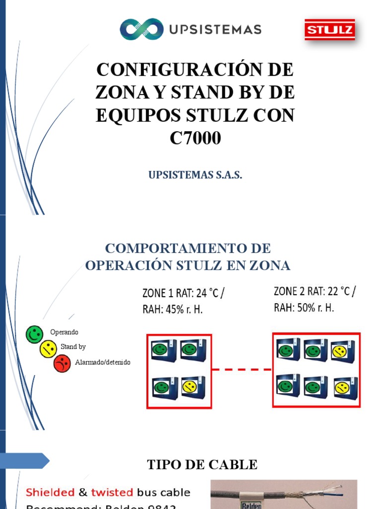 Configuración Stand By Equipos Stulz C7000 | PDF | Ingeniería ...