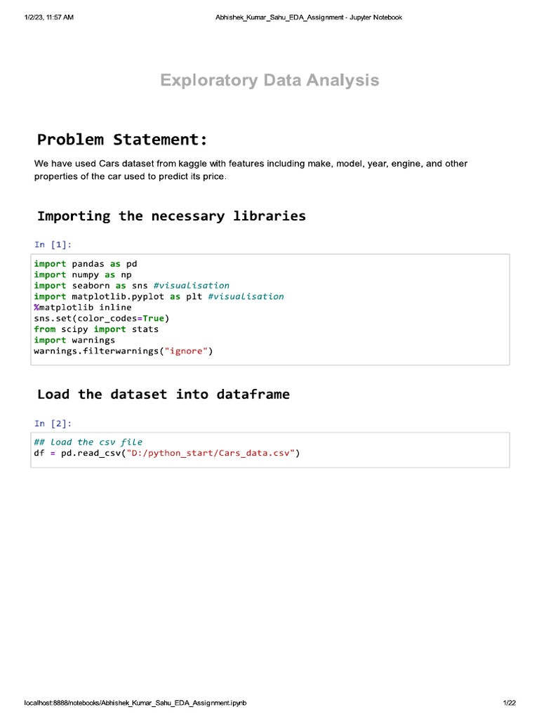EDA_Assignment | PDF
