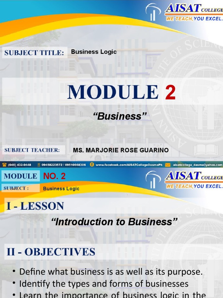 Module 2 - Introduction To Business | PDF | Business | Corporations
