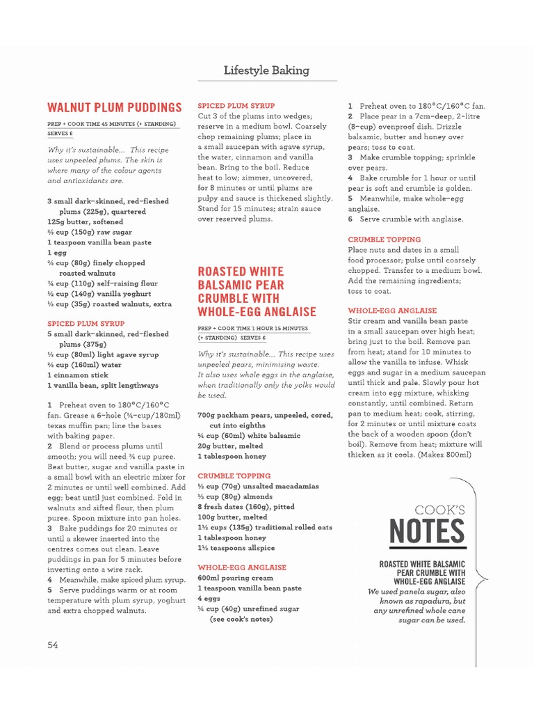 Walnut Plum Puddings | PDF