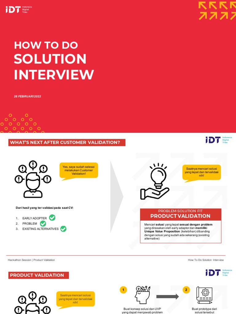 20220225 - Solution Interview IDT (1) | PDF