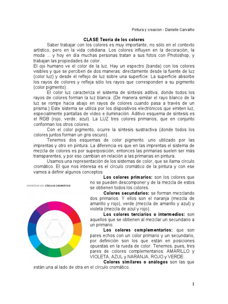 Teoria Color | PDF | Color | Qualia