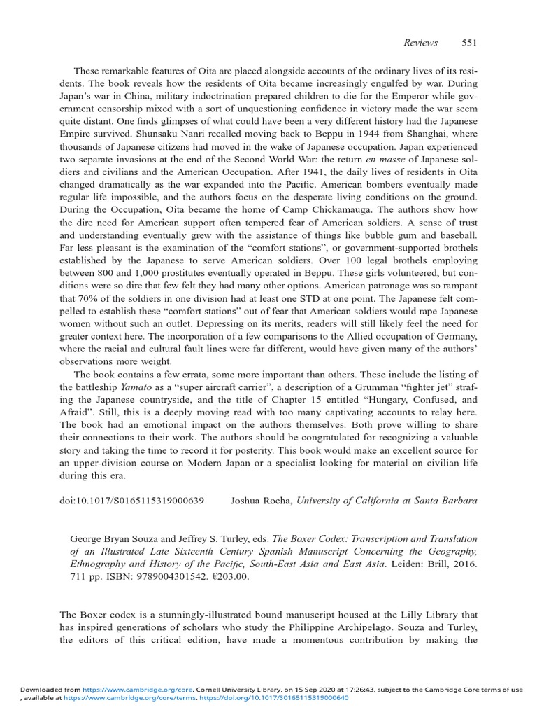 George Bryan Souza and Jeffrey S. Turley, eds. The Boxer Codex ...