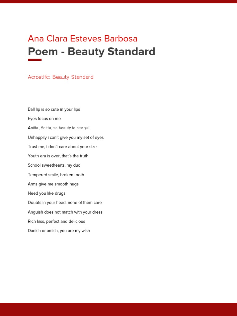 Poem - Ana | PDF