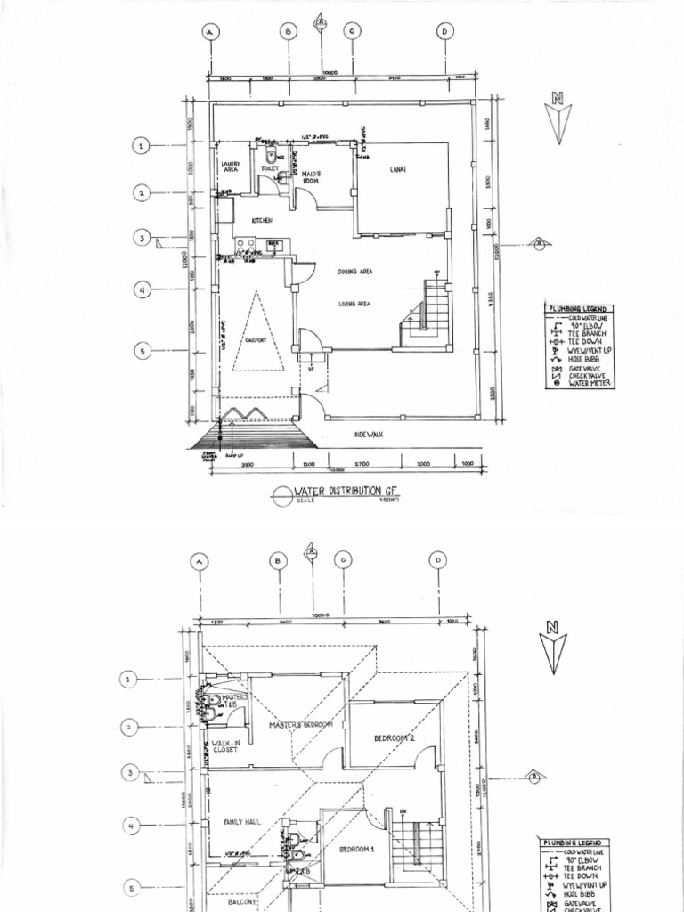Water Distribution Layout | PDF