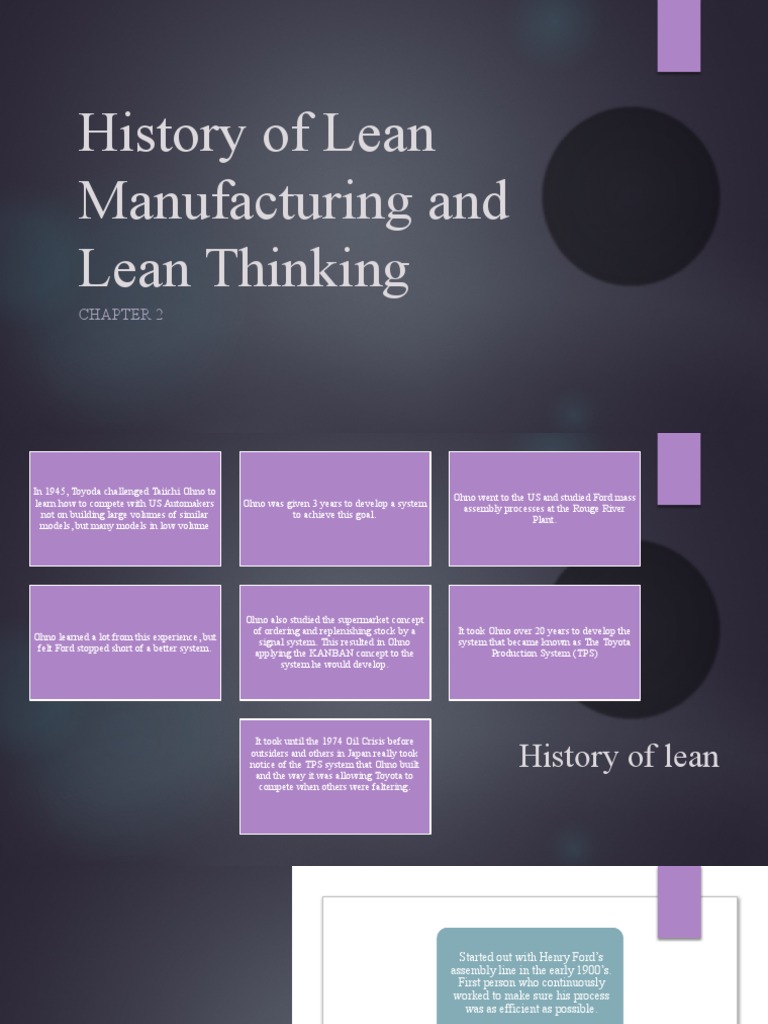 Lean Chapter 2 | PDF | Lean Manufacturing | Production And Manufacturing