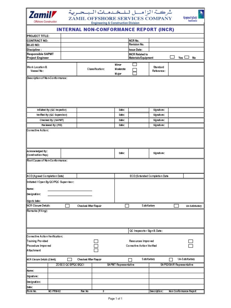INCR New Format 2021 | PDF