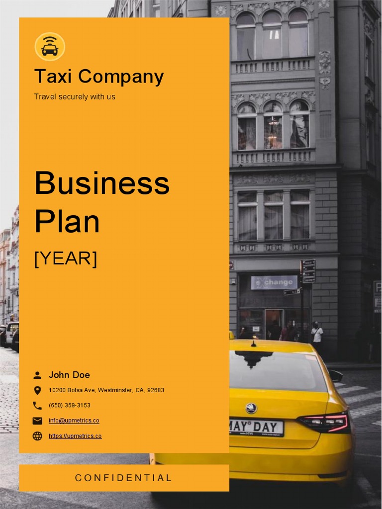 Taxi Business Plan Example | PDF | Revenue | Current Liability