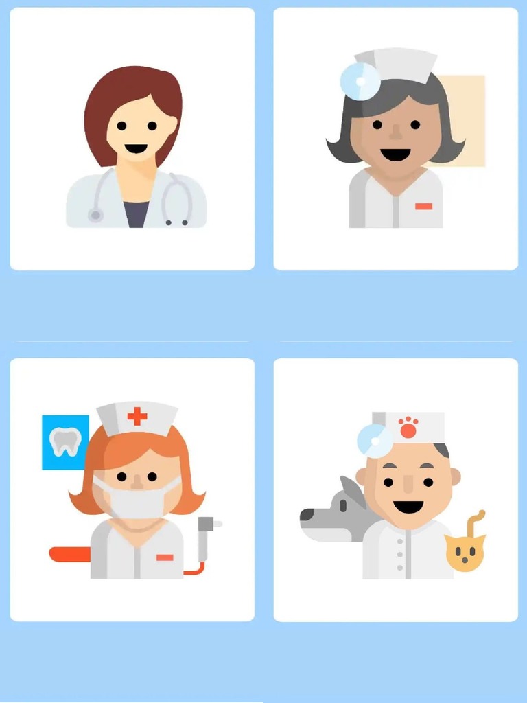 Professions Memory Game | PDF