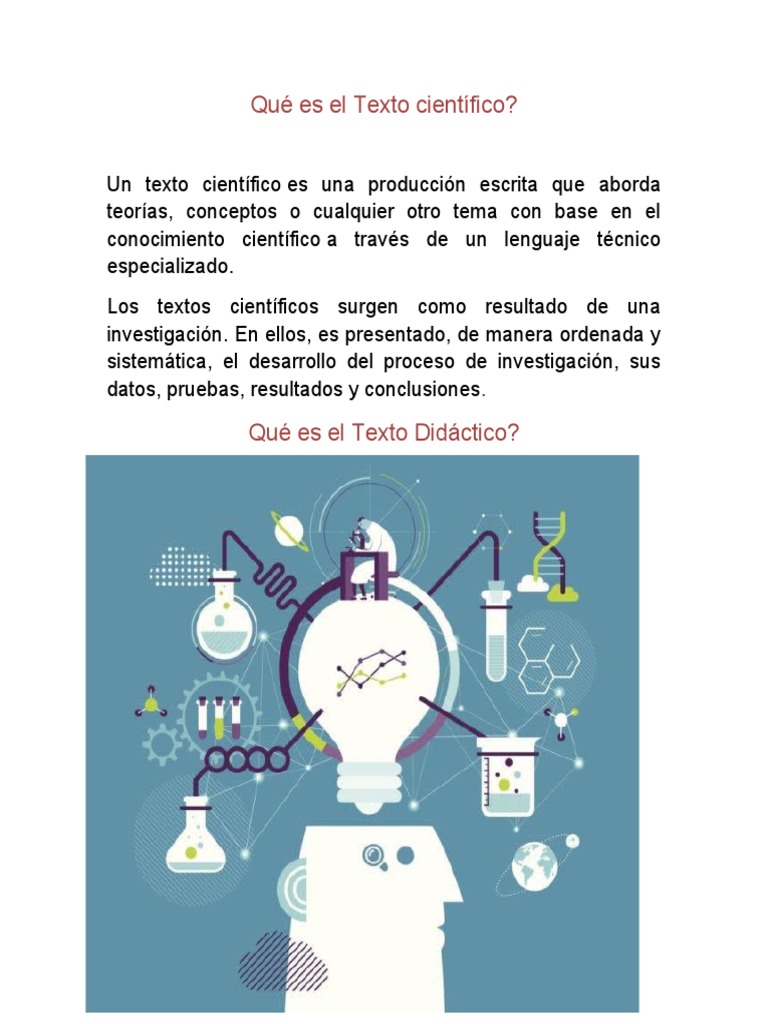 Qué Es El Texto Científico | PDF