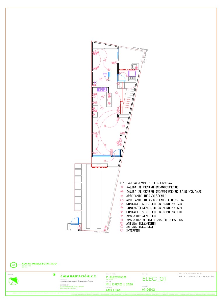 Elec - 01 El Colli-Planta Baja | PDF