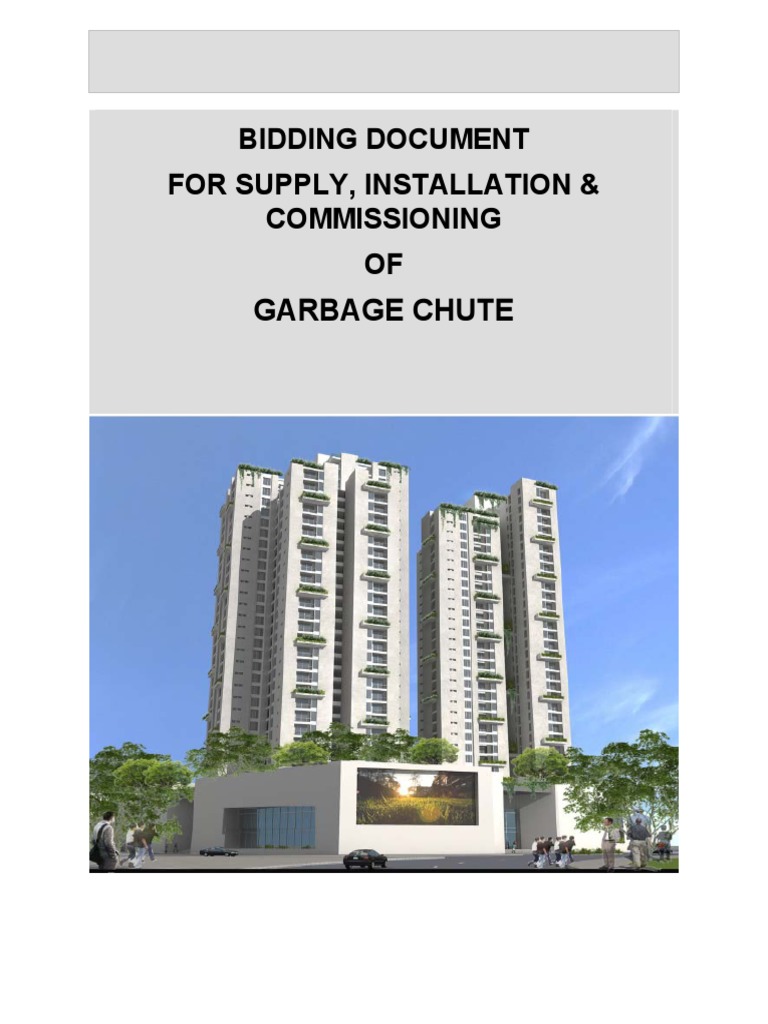 Garbage Chute Installation Guidelines | PDF | Specification (Technical ...