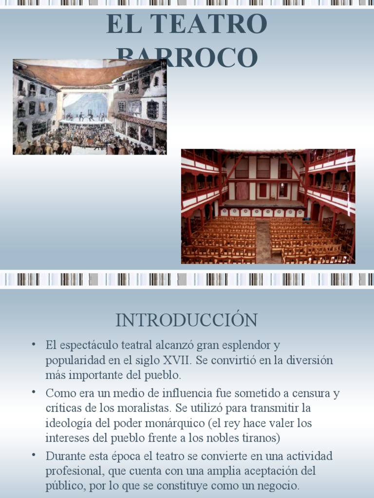 El Teatro Barroco 121 | PDF | Teatro | Barroco