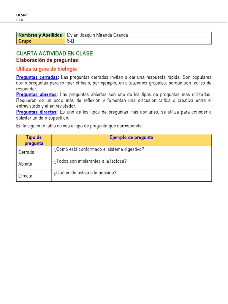 Cuarta Actividad Miranda Granda Dylan Joaquin | PDF