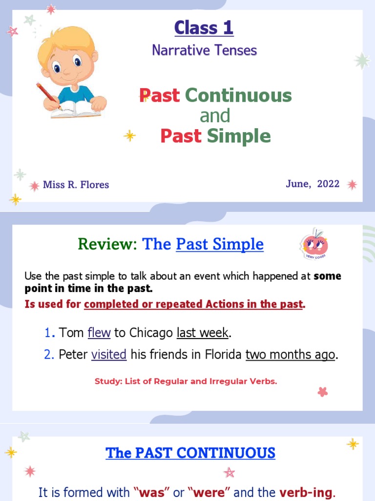 PAST CONTINUOUS and PAST TENSE | PDF | Languages | Foreign Language Studies