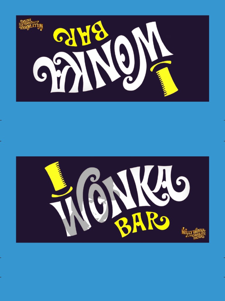 Willy Wonka Chocolate 23x19,6 Azul BASIC | PDF
