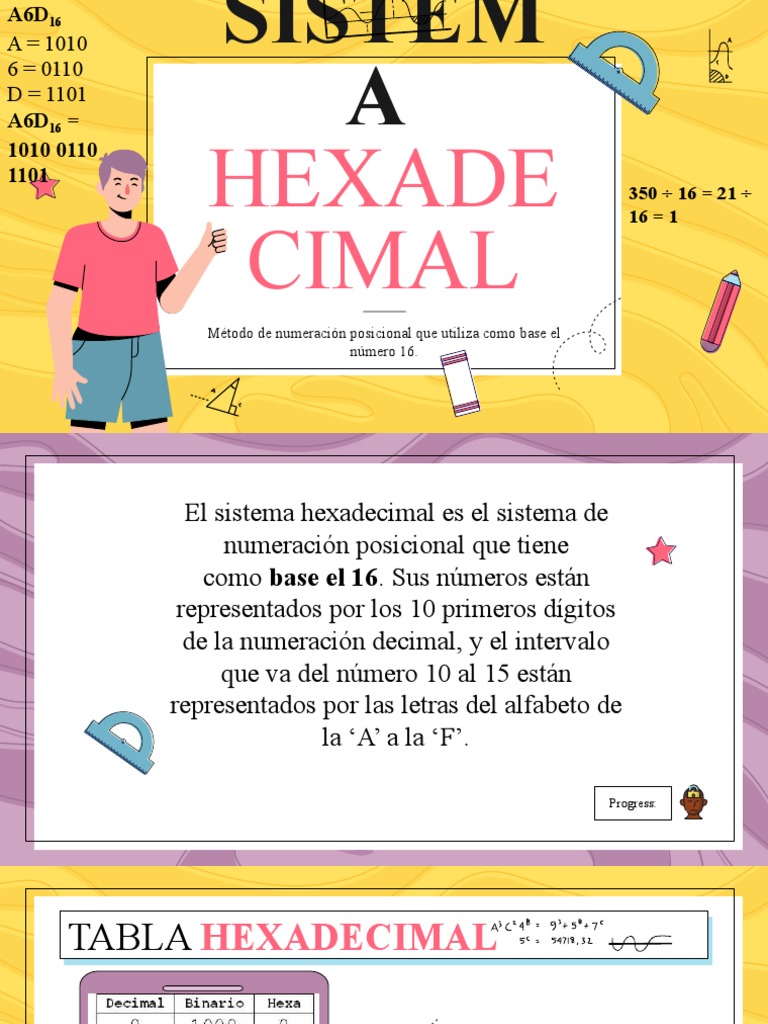 Hexadecimal | PDF | Ingeniería Informática | Matemática Elemental