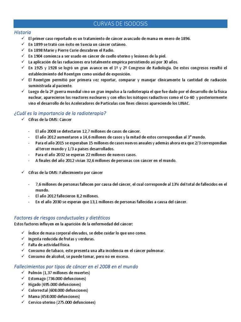 Transcripcion Curva de Isodosis Parte 1 | PDF | Terapia de radiación ...