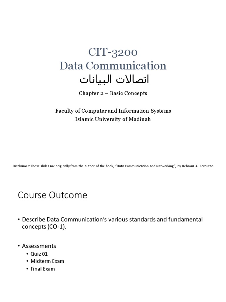 CIT-3200 Data Communication | PDF | Network Topology | Computer Network