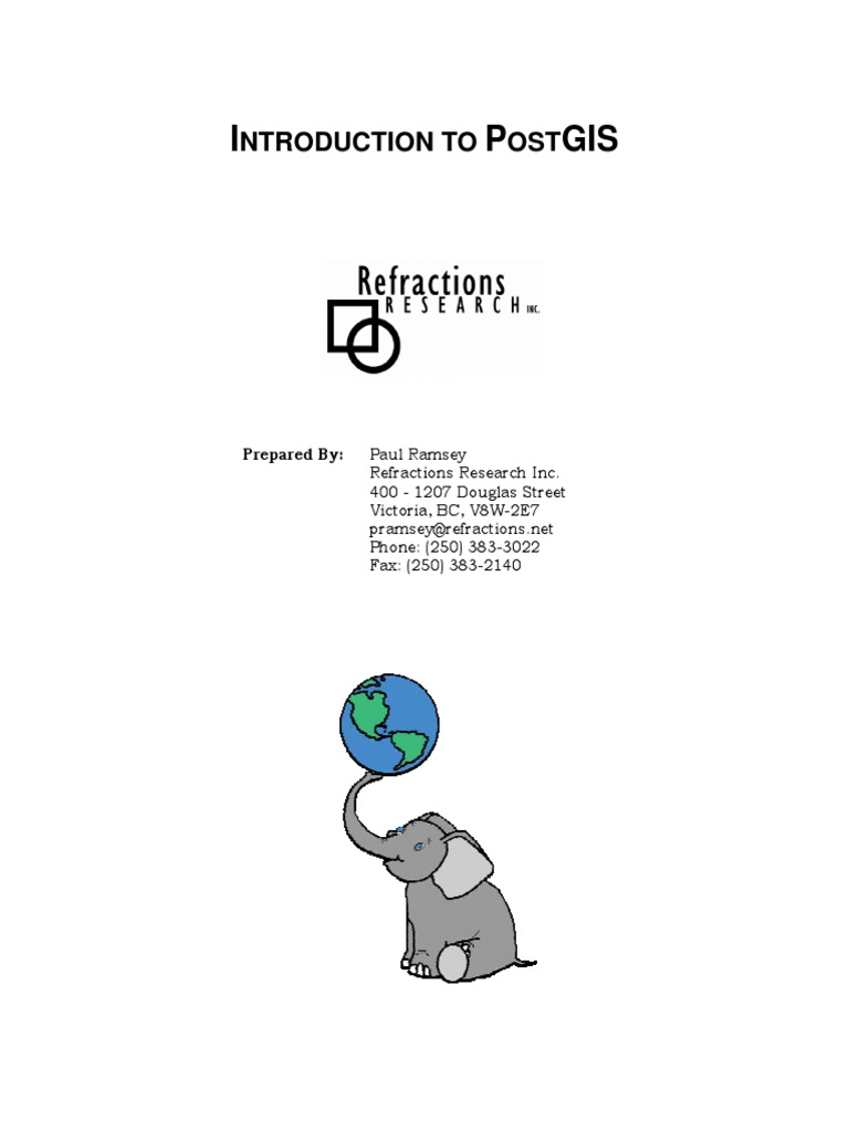 Postgis Introduction | Download Free PDF | Postgre Sql | Database Index