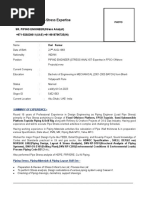 Piping Stress Critical Lines - Basis For Piping Critical Line List PDF ...
