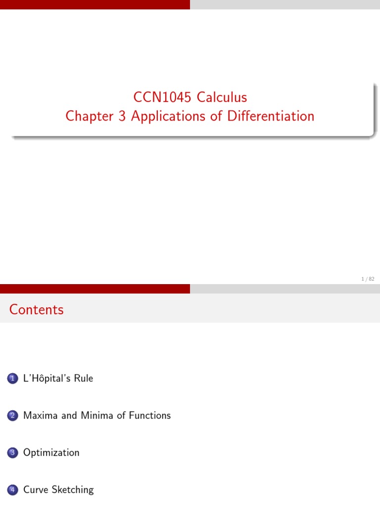 For Students PPT ch03 | PDF | Maxima And Minima | Mathematical Optimization
