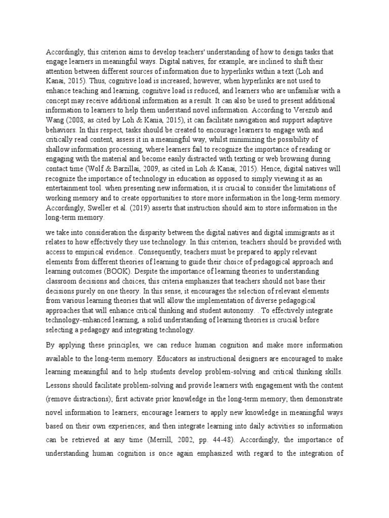 Tech Exam Arguments Pdf Learning Learning Theory Education