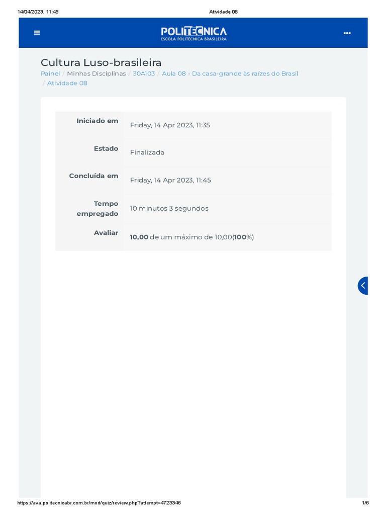 Atividade 08 Da Casa Grande As Raizes Do Brasil | PDF