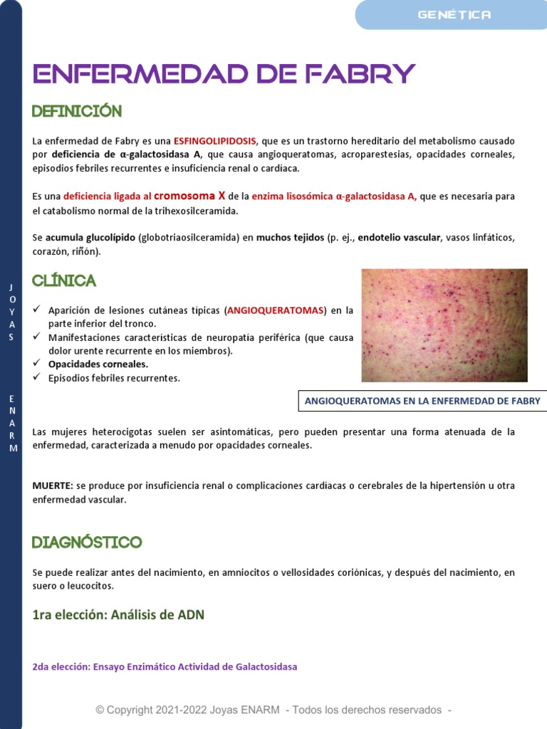 Enfermedad de Fabry | PDF