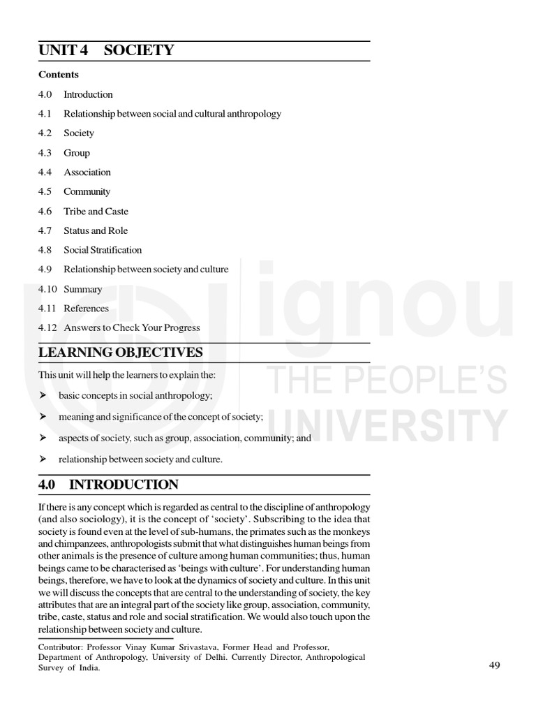 Social Stratification in Anthropology | PDF | Social Stratification ...