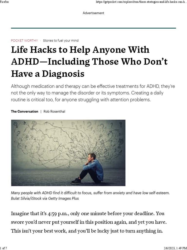 Life Hacks To Help Anyone With ADHD-Including Those Who Don't Have A ...
