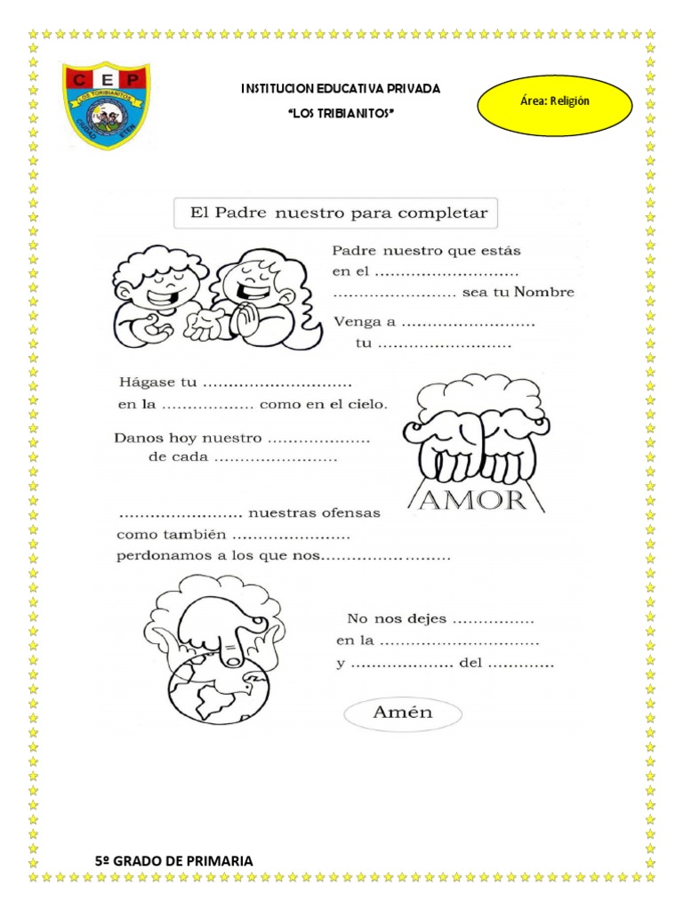 FICHAS RELIGION | PDF