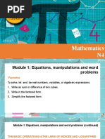 N6 Mathematics | PDF | Derivative | Equations