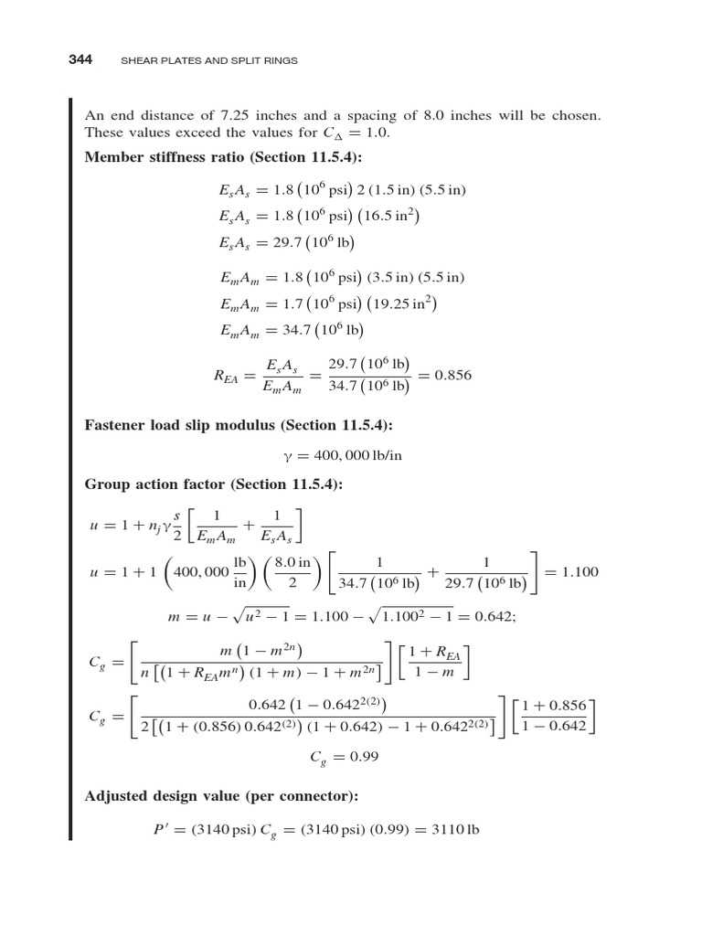 Shear Plates & Split Rings Analysis | PDF