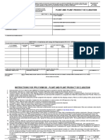 Plant and Plant Product Declaration Form: SECTION 1 - Shipment ...
