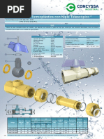 Valvula Compuerta Bridada | PDF | Ingeniería mecánica | Unión