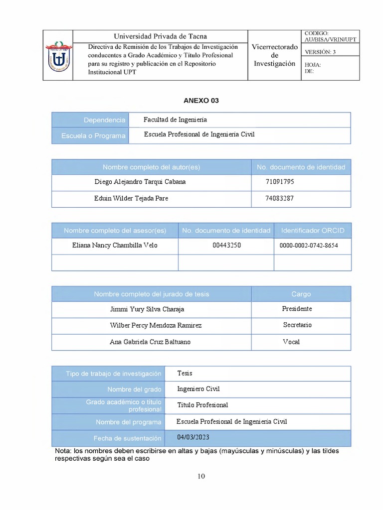 Anexo 3 | PDF