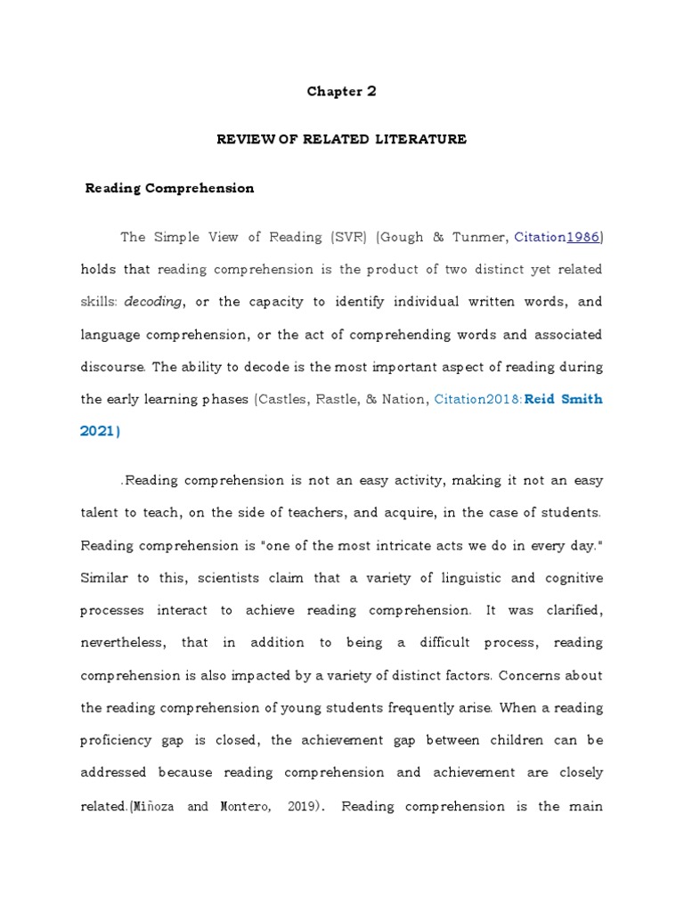 CHAPTER II RRL | PDF