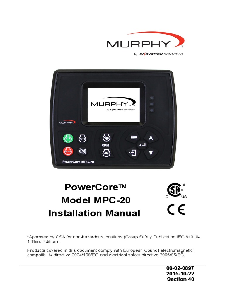 F.8.3 Instalacion MPC-20 Murphy | Download Free PDF | Screw ...