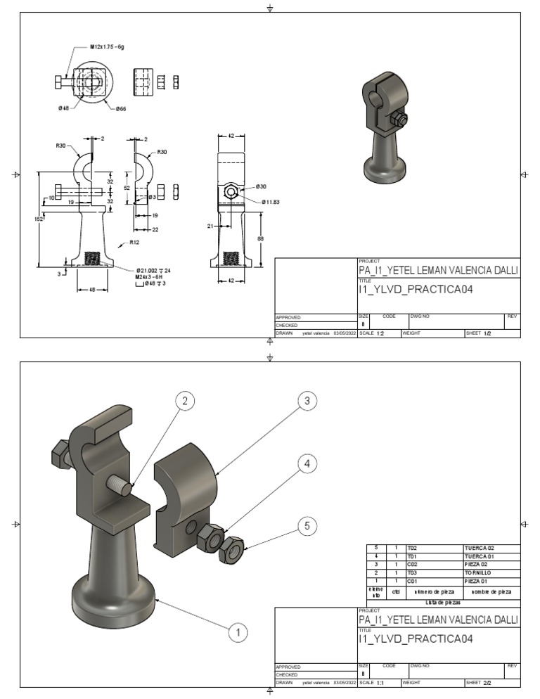 I1 - YLVD - PRACTICA04 - Planos v2 | PDF