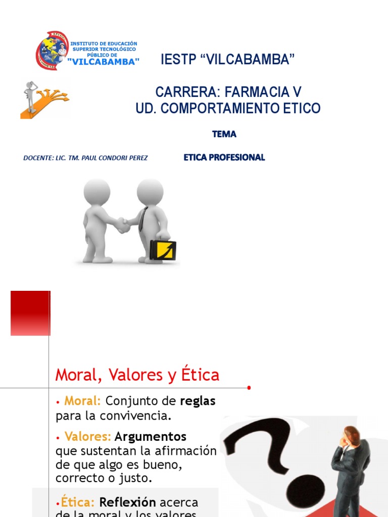 Sesion de Etica Profesional | PDF | Moralidad | Ética profesional