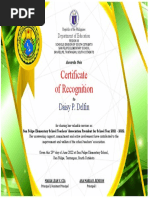 Demo Certificate | PDF