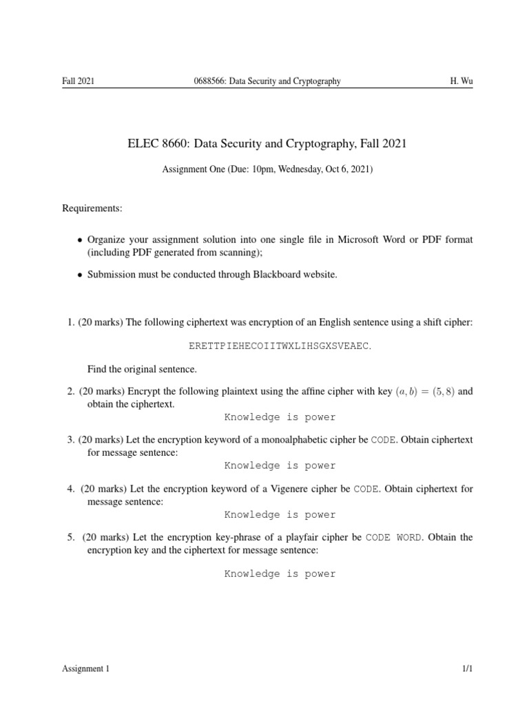 Asignment 1 Quetions | PDF