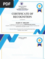 Template Certificate of Participation Lac | PDF