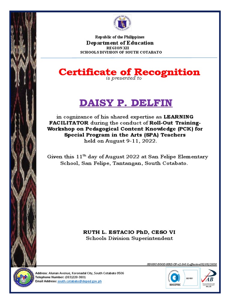 CERT Recognation Final | PDF | Government Institutions | Government