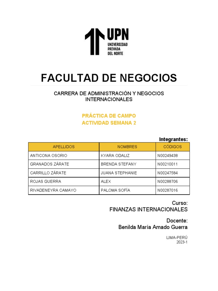 Práctica de campo en la empresa Camposol S.A.: Análisis de las exportaciones de arándanos y ...